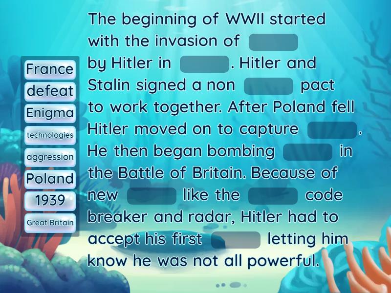 WWII Quiz Review - Missing word