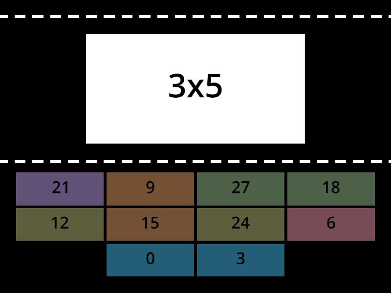 Jen's Copy of My Multiplication Magic 3x CHART - Find the match