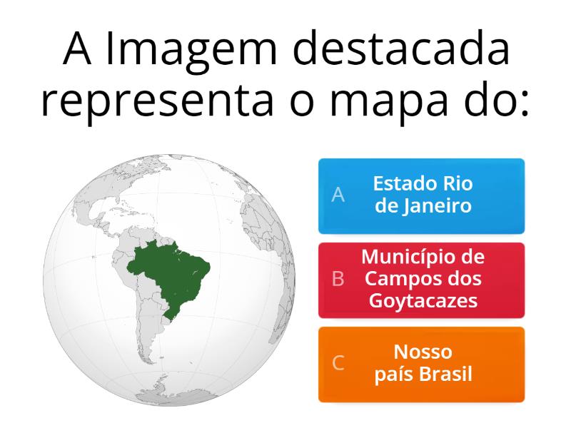 IDENTIFICANDO NO MAPA - Quiz