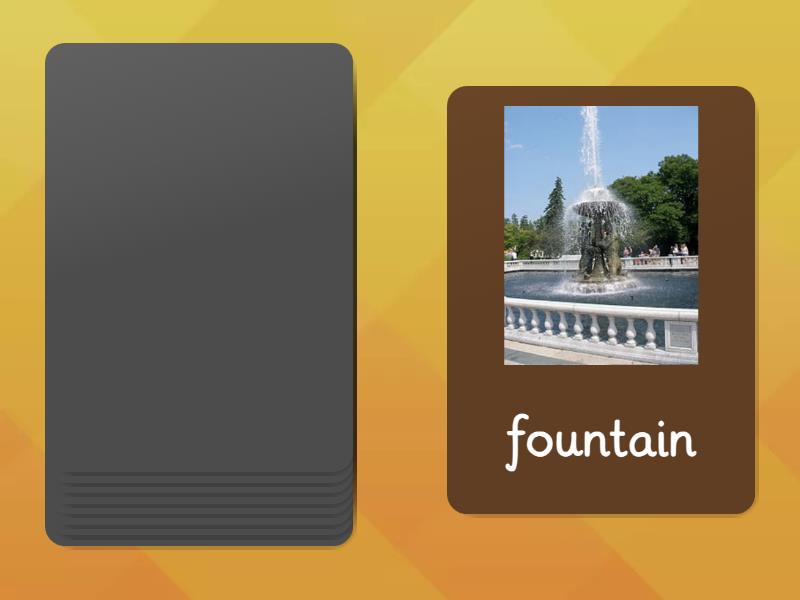 FF3 Unit 10 In the park + silly banana - Random cards