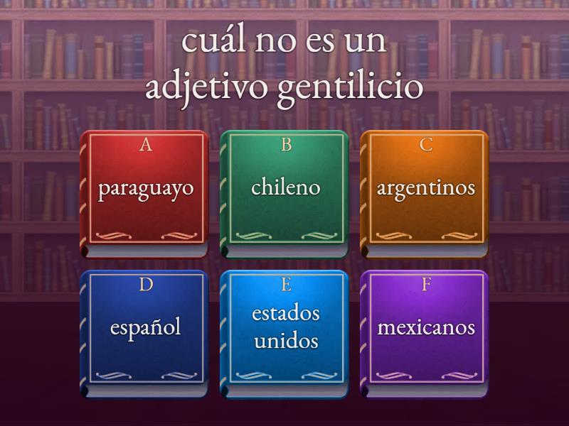 ADJETIVOS CALIFICATIVOS - Quiz