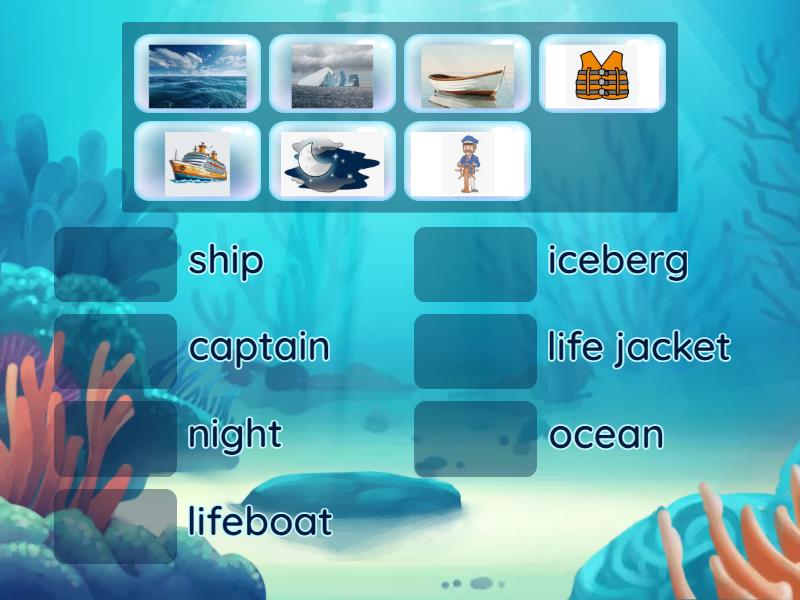 THE TITANIC- VOCABULARY - Match up