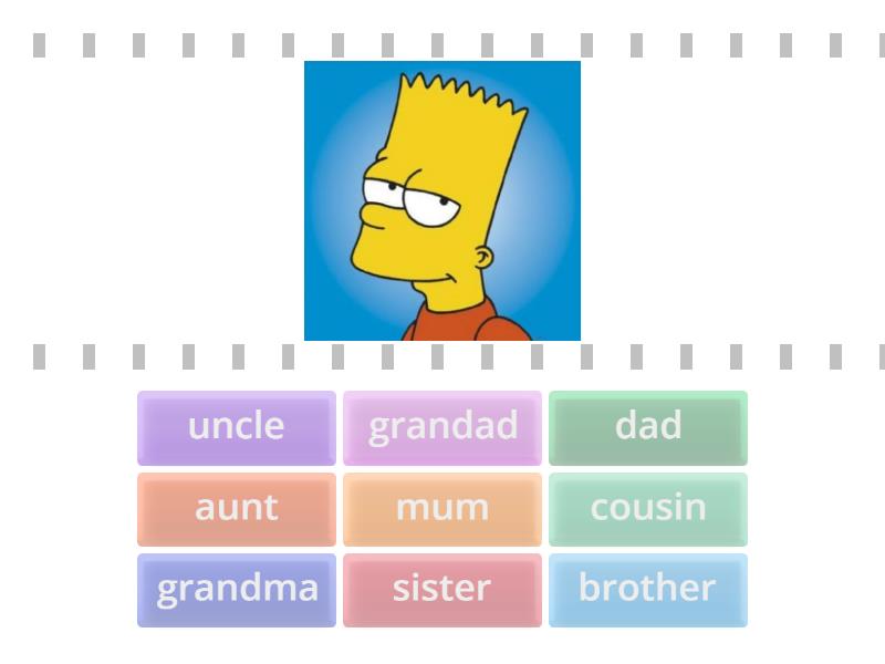 Simpsons FAMILY - - Find the match