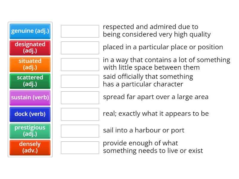 [linguahouse] visiting England: ex.3 - Match up