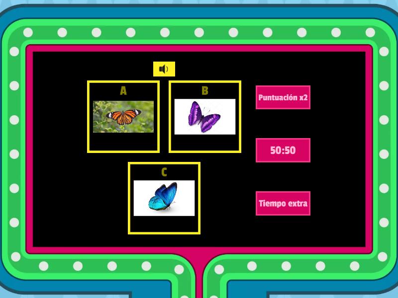 JUEGO DE LA MARIPOSA - Gameshow quiz