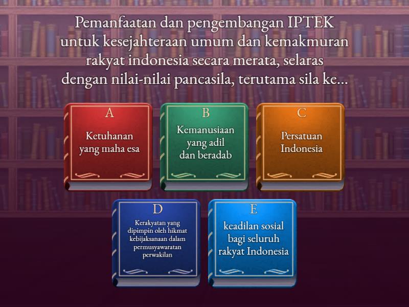 SOAL PPKN PERKEMBANGAN IPTEK - Cuestionario