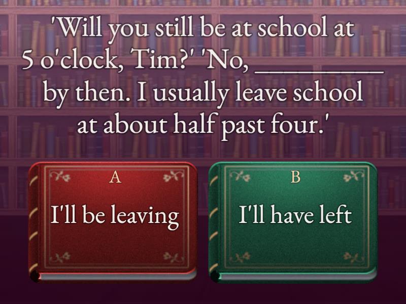 Future Continuous Future Perfect Quiz