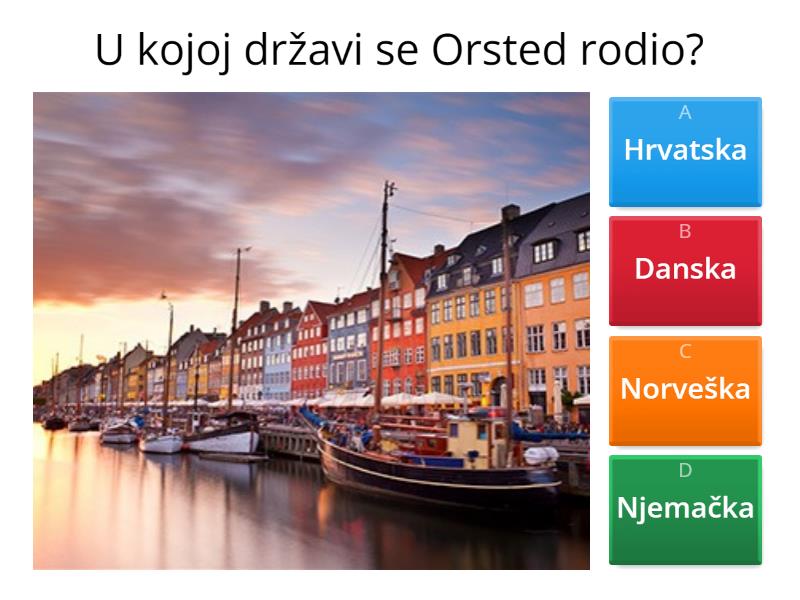 Hans Christian Orsted - Quiz