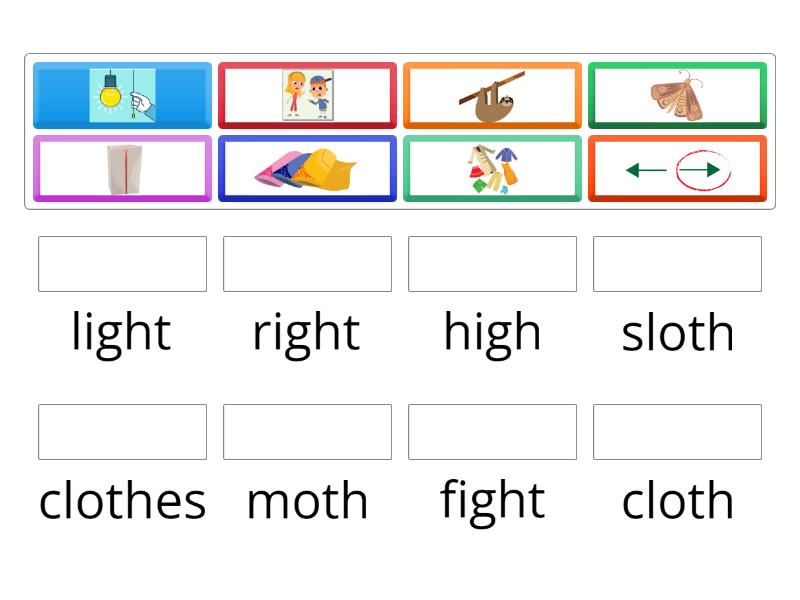 Alphaboat ep 5 l 4 phonics gh th - Match up