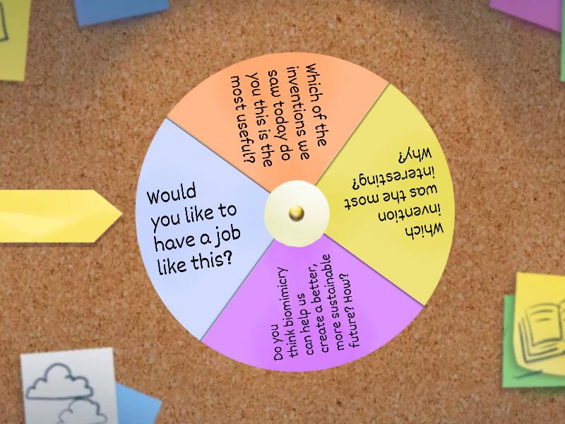 Biomimicry discussion - Spin the wheel