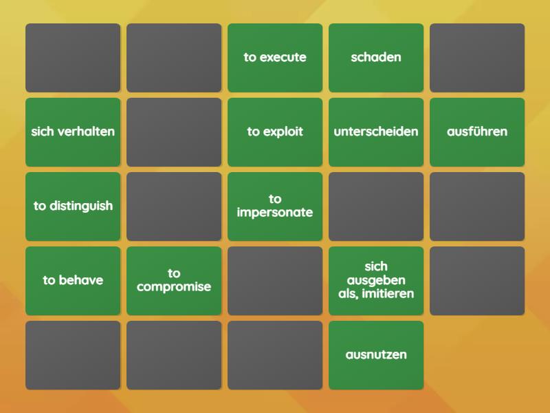 XSS / CSS (verbs) - Matching pairs