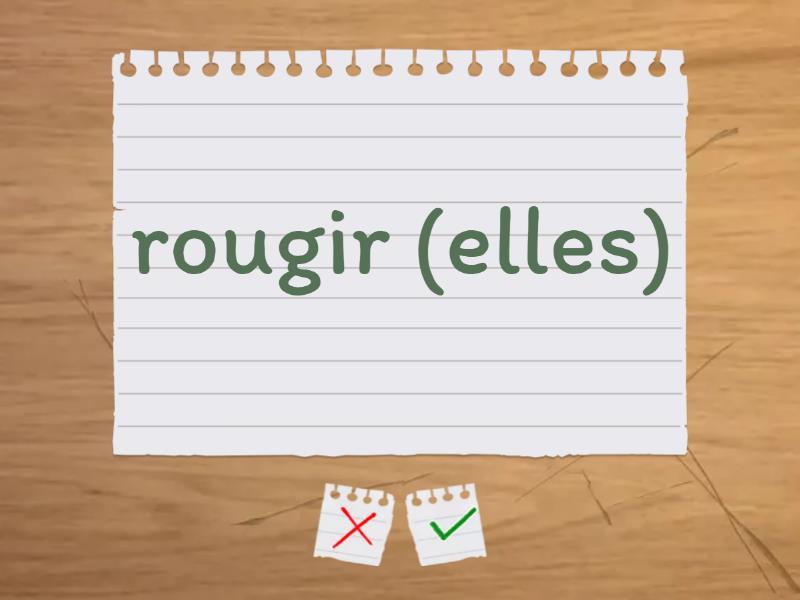 Verbes ER, IR, RE - Passé Composé - Flash cards
