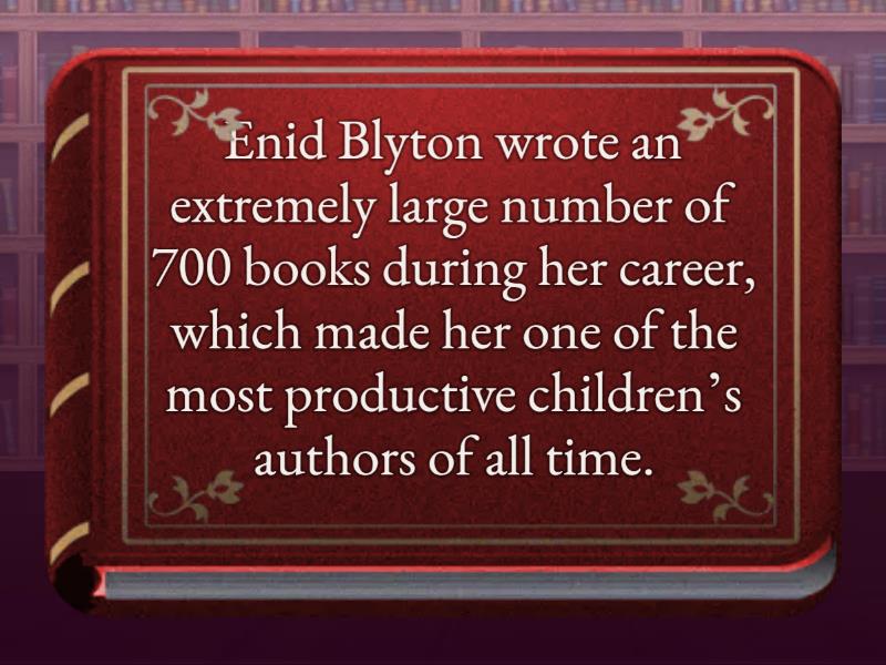 Enid Blyton | Britain’s Most Divisive Children’s Writer Vocabulary ...