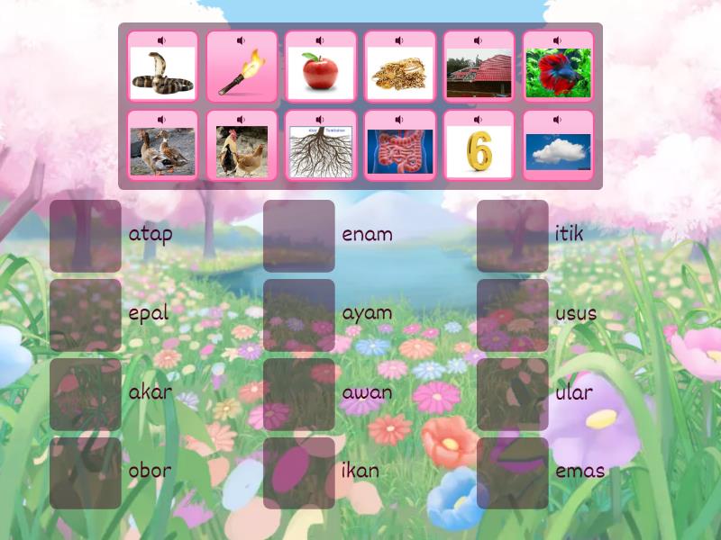 K10 Perkataan V KVK - Match up