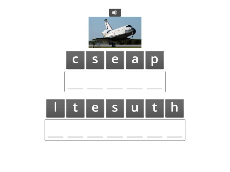 U7 - Lesson 4 (In Space) - Anagram