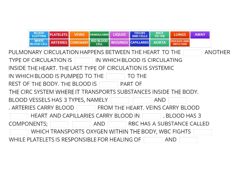 TYPES OF CIRCULATION, TYPES OF BLOOD AND TYPES OF BLOOD VESSELS ...