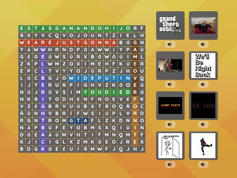MEME 2020 - Wordsearch