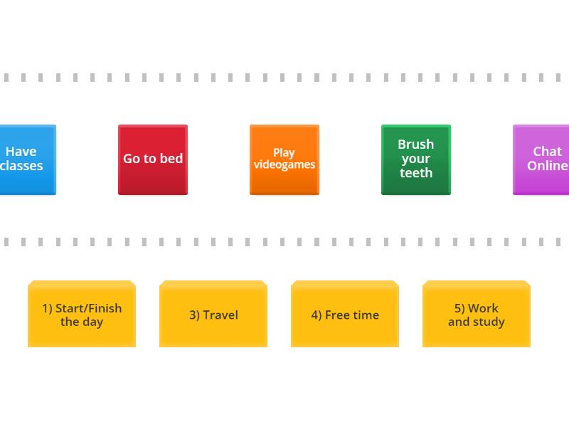 Daily Routines - Speed sorting