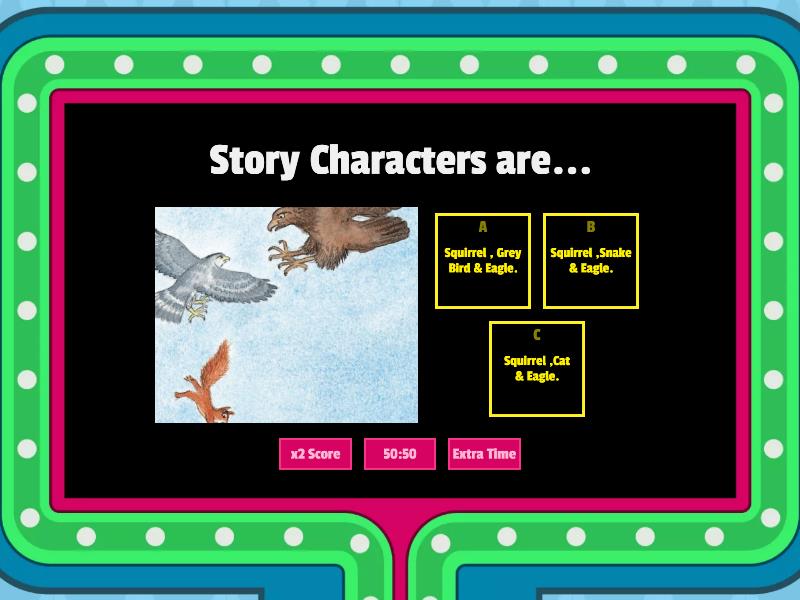 The red squirrel Adventure - Gameshow quiz