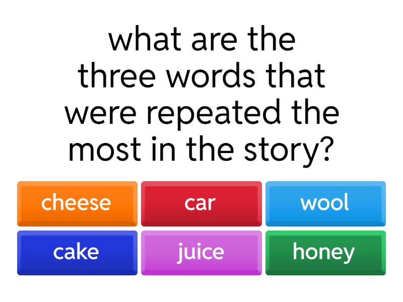 story words - Quiz