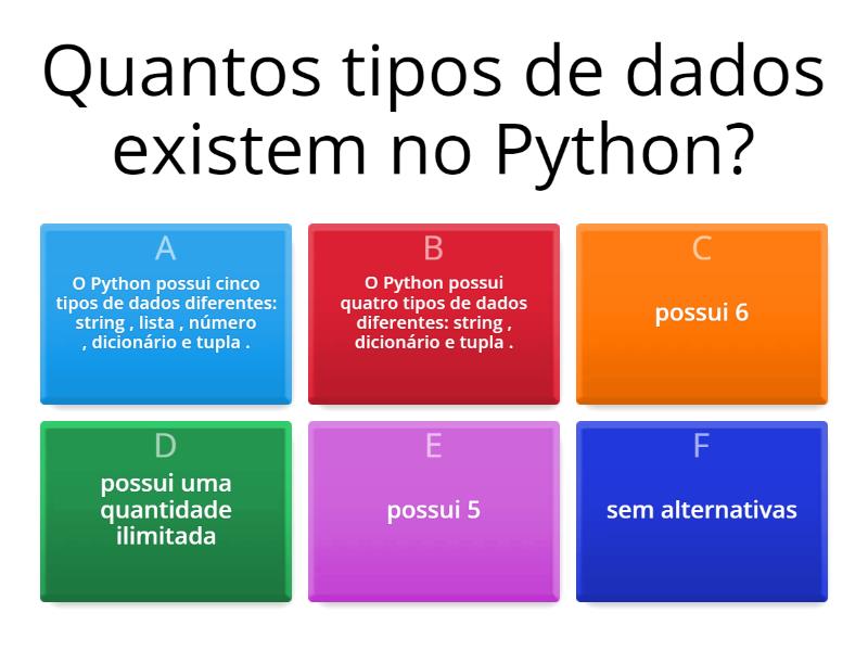 desafio python - Quiz