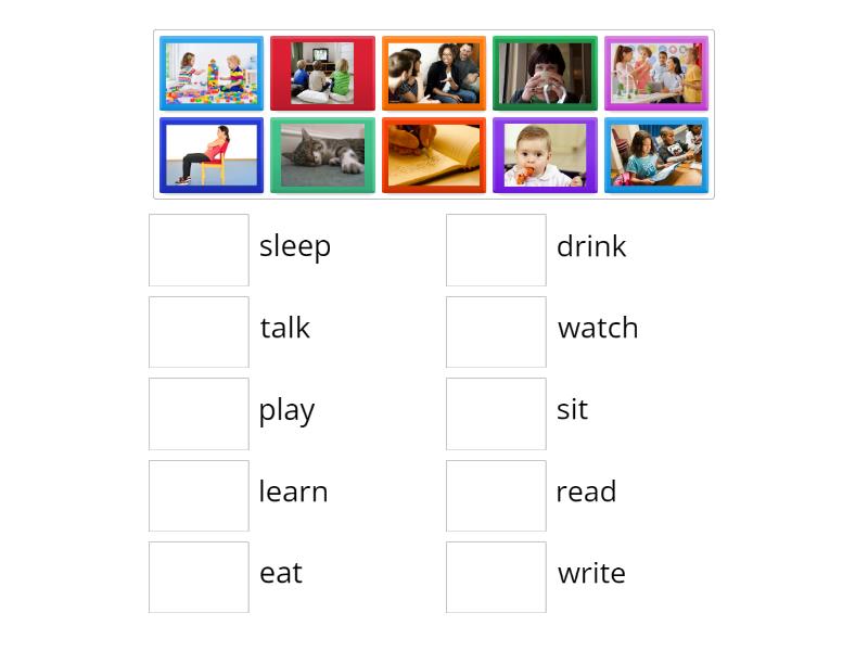 10 common verbs #1 - Match up