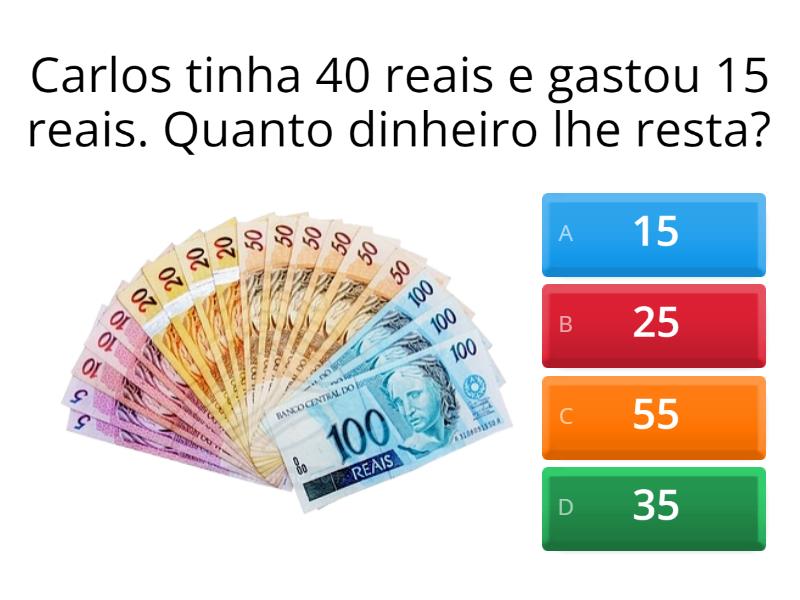 Situações-problema de matemática: Adição e Subtração - Questionário