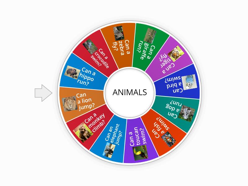 Animals - Spin the wheel