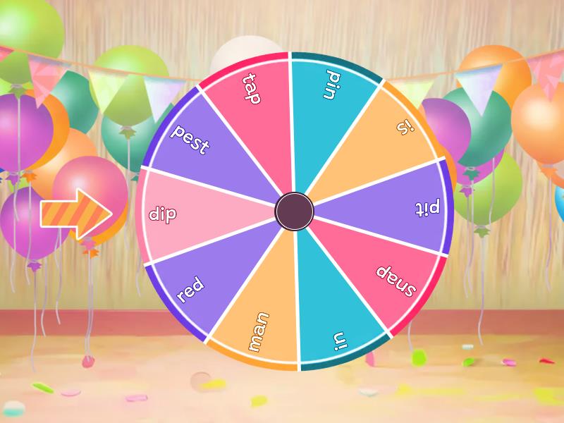 Jolly Phonics - Word Box 2 - Spin the wheel