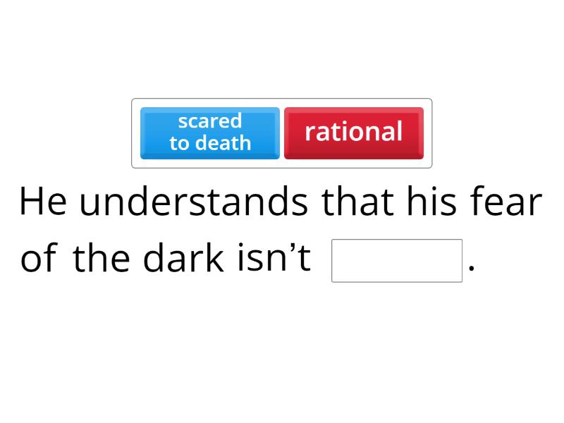 Evolve 5 unit 5 vocabulary revision - Complete the sentence