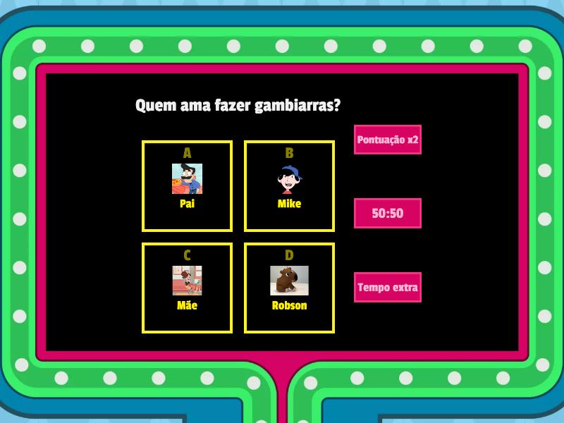 As Aventuras de Mike - Gameshow quiz