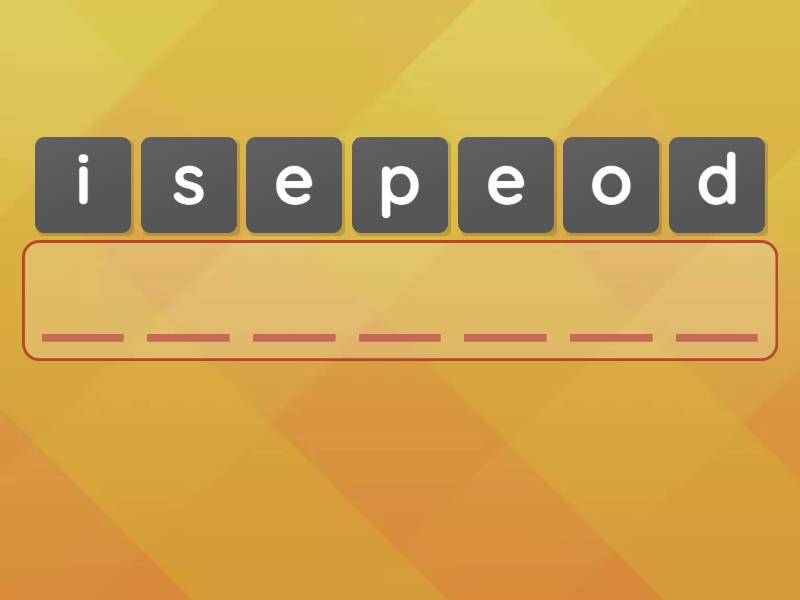 Actividad palabras fallidas - Anagram