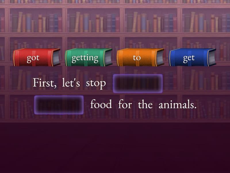 Tag-Along Goat- Missing word - Complete the sentence