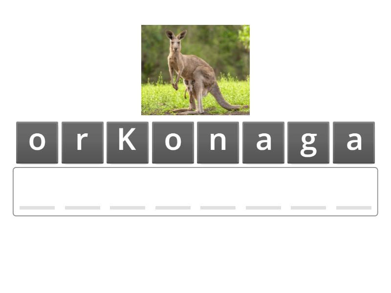Wild animals - Anagram