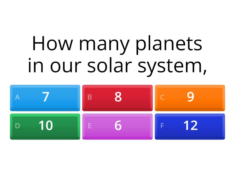 Solarsystem - Quiz
