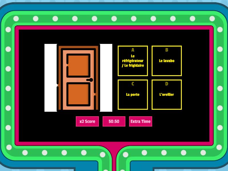 Les meubles et les objets de la maison - Gameshow quiz