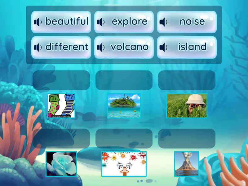 AS2 Reading time 3 The island. - Une las parejas