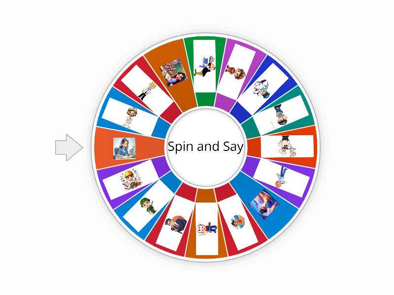 Jobs And Occupations - Spin the wheel