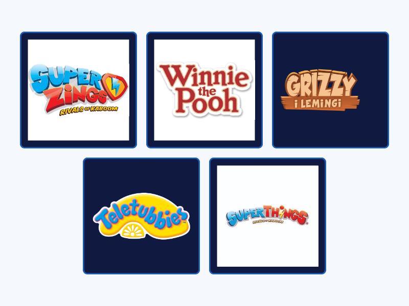 loga bajek odwracanie kart - Flip tiles