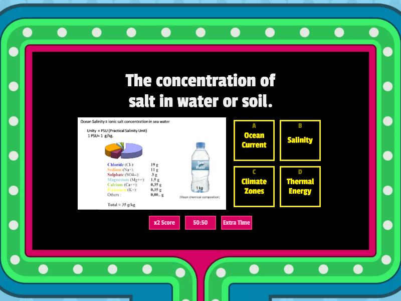 Level 3: Ocean Currents - Gameshow quiz