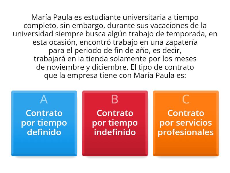 Mundo laboral parte 1 - Quiz