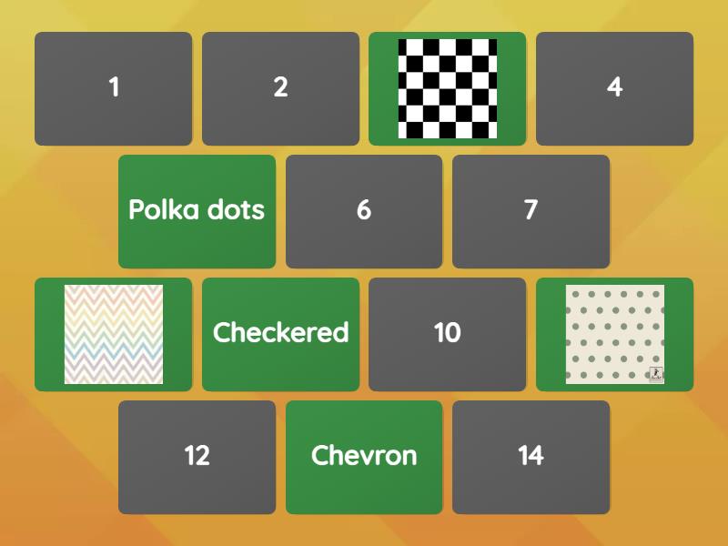 B1.7 | Clothing Patterns - Matching pairs