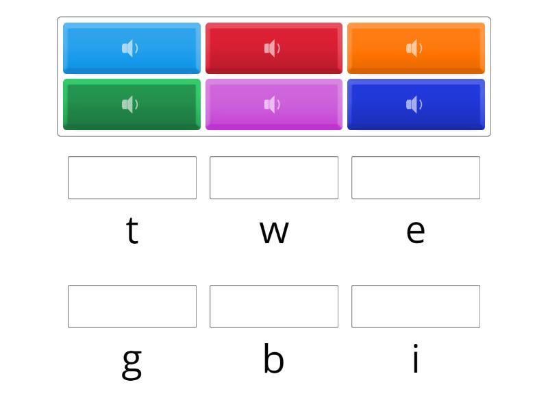 Alphabets game - Match up