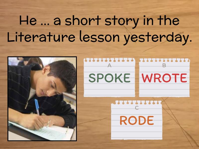 PAST SIMPLE. CHOOSE THE CORRECT VERB. - Quiz