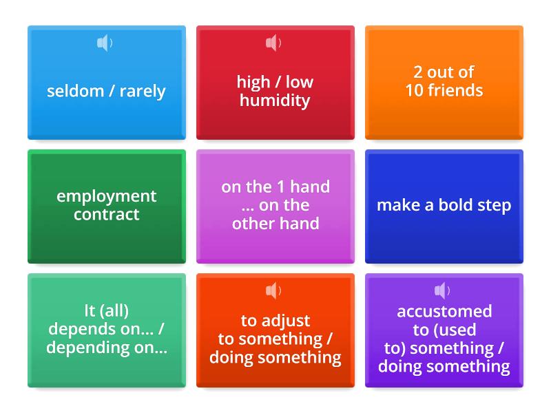 Vocabulary practice - Flip tiles