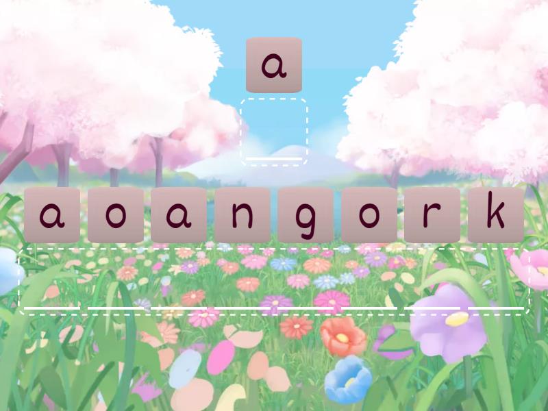 Form 5 Unit 8 Lesson 3 Animals - Anagrama