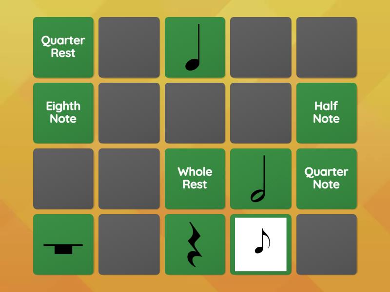 Note Value Matching - Matching pairs