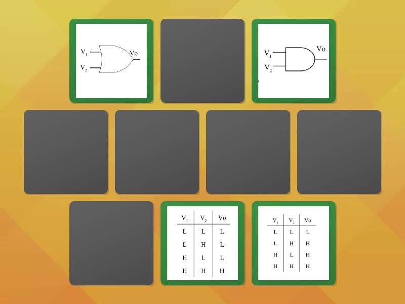 digital- basic gate - Matching pairs