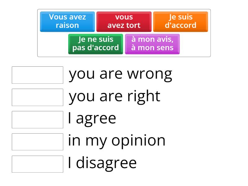 Donner son opinion - Match up