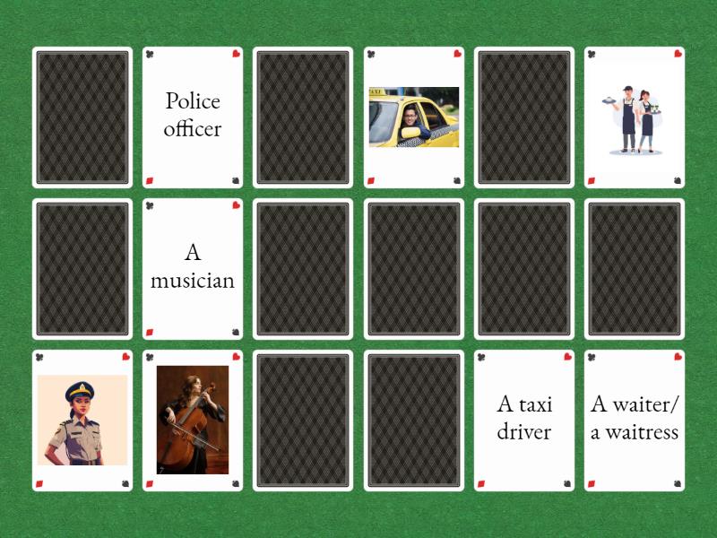 Jobs Memory Game - Matching pairs